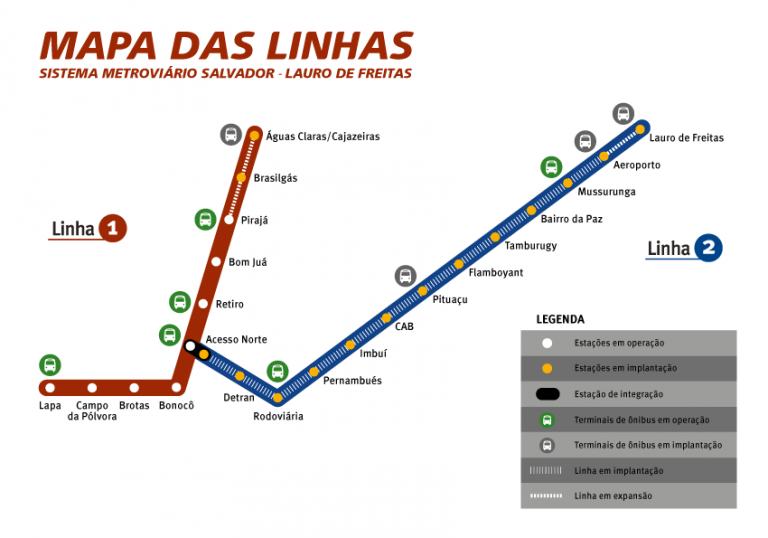 salvador-brazil-metro-map | Pražské Metro