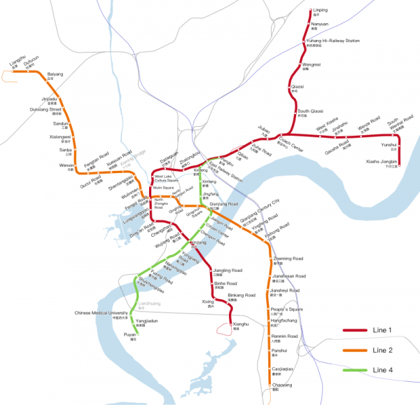 Metro v Hangzhou – mapa, jízdné a další praktické informace