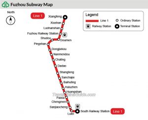 Metro ve Fuzhou – mapa, jízdné a další praktické informace