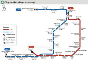 Metro v Qingdao – mapa, jízdné a další praktické informace