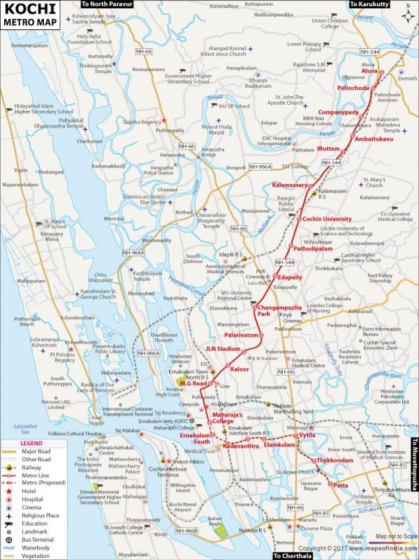 Mapa metra v Kóčinu | Pražské Metro