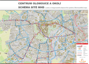 MHD Olomouc - Mapa, cena jízdenek a jízdní řády | Průvodce