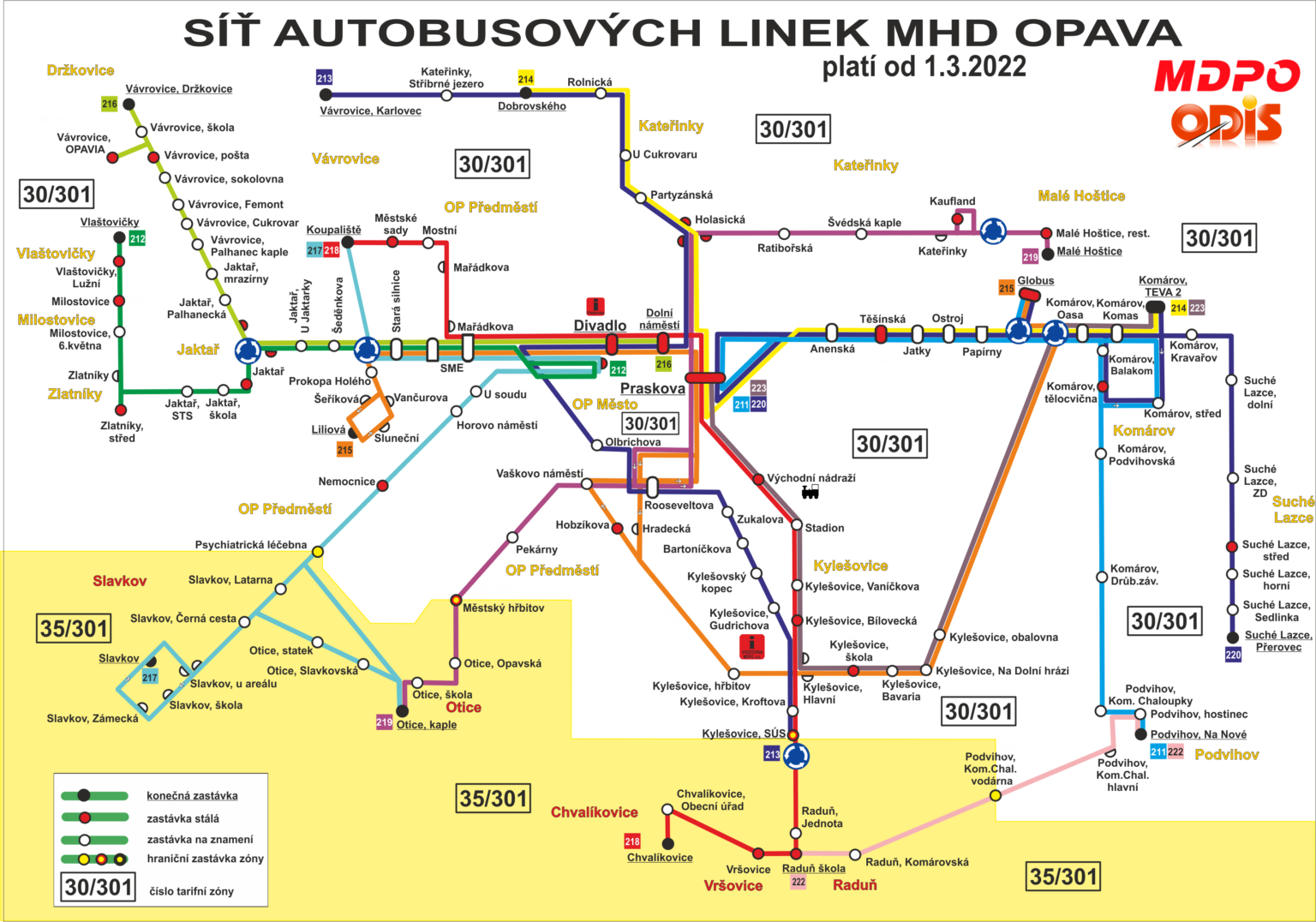 MHD Opava – Mapa, cena jízdenek a jízdní řády | Průvodce