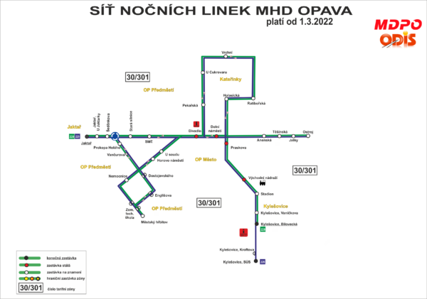 MHD Opava – Mapa, cena jízdenek a jízdní řády | Průvodce