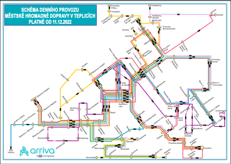 MHD Teplice: Mapa, Ceny jízdenek a Jízdní řády: Průvodce 2023